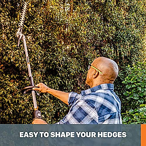Worx WA0220 40V Nitro Driveshare 17" Universal Hedge Trimmer Attachment