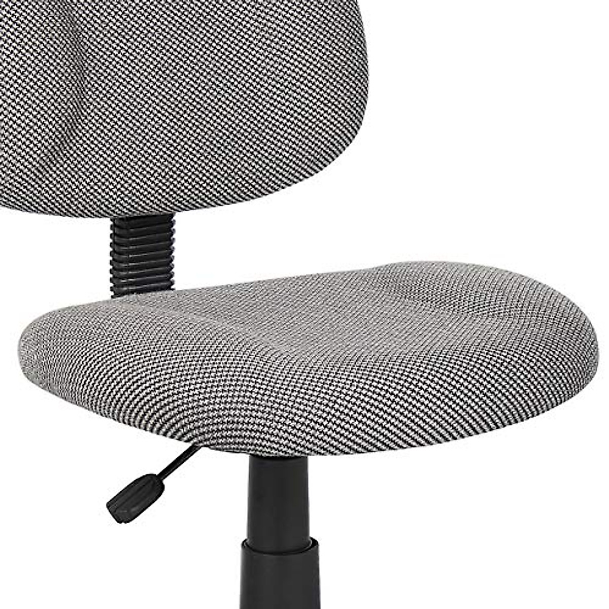 Boss Office Products Perfect Posture Delux Fabric Task Chair without Arms in Grey