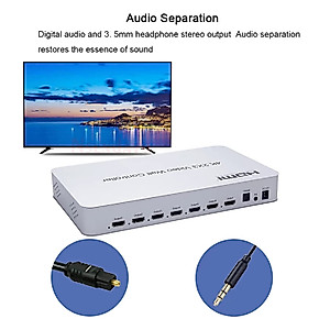 4K HDMI 2x3 Video Wall Controller | 6 Channels | HDMI 1.4, HDCP1.4 | 1 HDMI Input & 6 Outputs | 12 Display Modes - 1x1, 1x2, 1x3, 1X4, 1x5, 2x1, 2x2, 2x3, 3x1, 3x2, 4x1, 4x2, 5x1