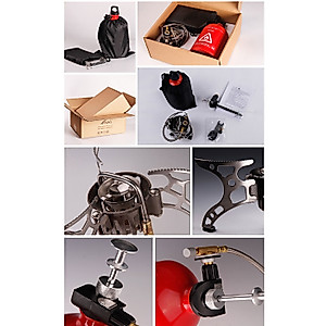 APG Portable Camping Stove Oil/Gas Multi-Use Gasoline Stove 1000ml Picnic Cooker Hiking Equipment