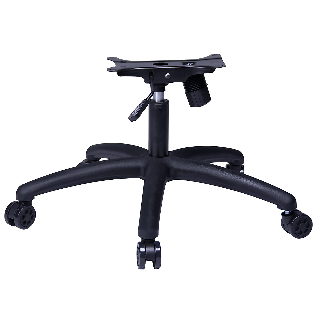 Yoogu 25 inch 320 lbs Heavy Duty Gaming Office Chair Base Replacement Swivel Chairs Part Set with Bottom Plate Stand Cylinder and Casters