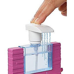 Barbie Doll and Furniture Set, Bathroom with Working Shower and Three Bath Accessories, Gift Set for 3 to 7 Year Olds​​