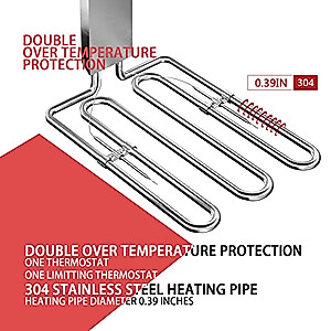 EGGKITPO Commercial Deep Fryer 12L x 2 Large Dual Tank Electric Deep Fryers with Basket Electric Countertop Fryer for Restaurant with 2 Frying Baskets and Lids, 1800W x 2, 120V