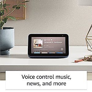 Echo Show 5 (2nd Gen, 2021 release) | Smart display with Alexa and 2 MP camera | Charcoal