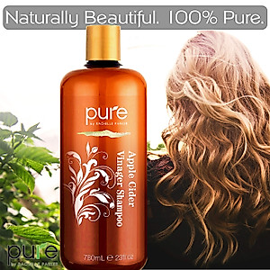 Apple Cider Vinegar Shampoo and Conditioner Set. Sulfate Free Shampoo Conditioner Set for Damaged, Oily Hair. Shampoo & Conditioner Combo Pack to Reduce Dandruff, Frizz, Split Ends,…