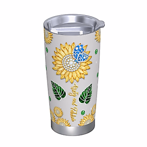 Vagaus Birthday Gifts for Women Tumbler 20oz, Birthday Decorations (60th Birthday Gifts for Women, 6.7"*3.4")
