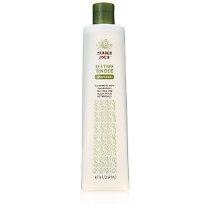 Trader Joes Tea Tree Tingle Shampoo with Peppermint, Tea Tree and Eucalyptus Botanicals (Pack of 2)