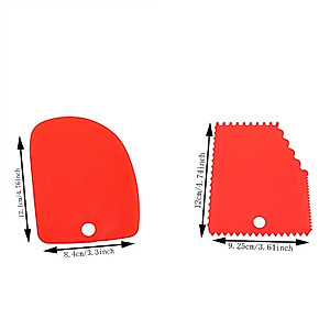 Haidong-Plastic Clay Scraper Set Knife Industrial Clay Scraper DIY Tools Carving Tools Pottery tools-6PCS