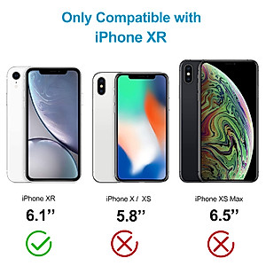 PNATEE Case for iPhone XR, Cute Cartoon White Butterflies, Unique Kawaii TPU Bumper Protective Case