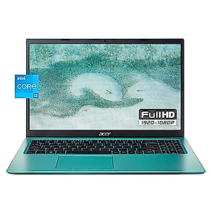 acer Aspire 3 Slim Essential Laptop, 15.6" Full HD Display, 20GB RAM, 1TB SSD Storage, Intel Core i3 Processor, Rj-45 Ethernet, HD Webcam, HDMI, Long Battery Life, Windows 11, Teal, w/GM Accessory