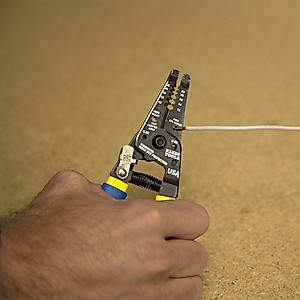 Klein Tools 11055 Wire Cutter and Wire Stripper, Stranded Wire Cutter, Solid Wire Cutter, Cuts Copper Wire