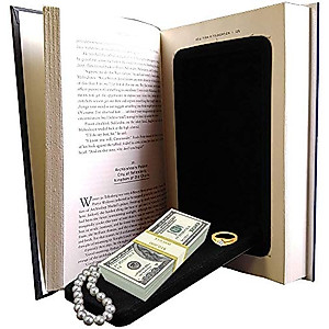 Streetwise Fake Large Hardbound Diversion Book Gun Safe Secret Compartment