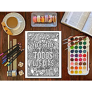 Libro de colorear - Versículos de la Biblia para niñas (Spanish Edition)