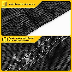 RitPin Cover for Folding Utility Wagon Cart, 420D Heavy Duty Outdoor Collapsible Garden Wagon Cart Cover, Waterproof Dustproof UV Resistant