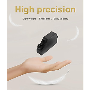 Refractometer, Jewelry Refractometer, RHG181 1.30 to 1.81 Professional ldentification Refractometer, Portable Refractometer with 3ml Reflective Index Fluid, f