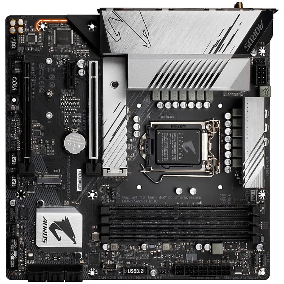 Gigabyte B560M Aorus Pro AX Intel B560 Express LGA 1200 Micro ATX DDR4-SDRAM Motherboard