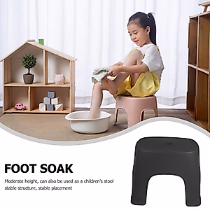Holibanna Toilet Stepping Foot Potty Training Toddler Stool Plastic Bathroom Sink Stool Shoe Changing Stool Milking Fishing Stool for Home