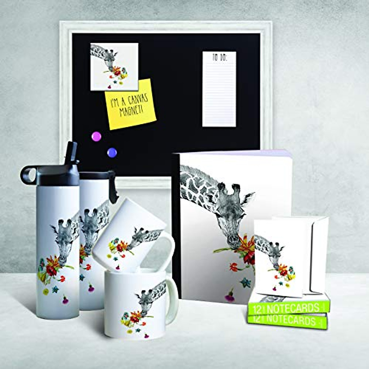 Tree-Free Greetings 8 Pack Greeting Cards, 100% Recycled Paper, Eco-Friendly Cards, Made in the USA, Variety Pack with Matching Envelopes, 5”x7” in Artful Designs, multicolored (AGP1039)