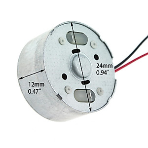MTQY 4pcs RF300 Mini Electric Motor 3V 1730RPM for DIY Toys Wind Turbine Generator Generator DC Motor