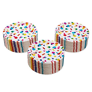 American Greetings Rainbow Party Supplies, Dessert Plates (36-Count)