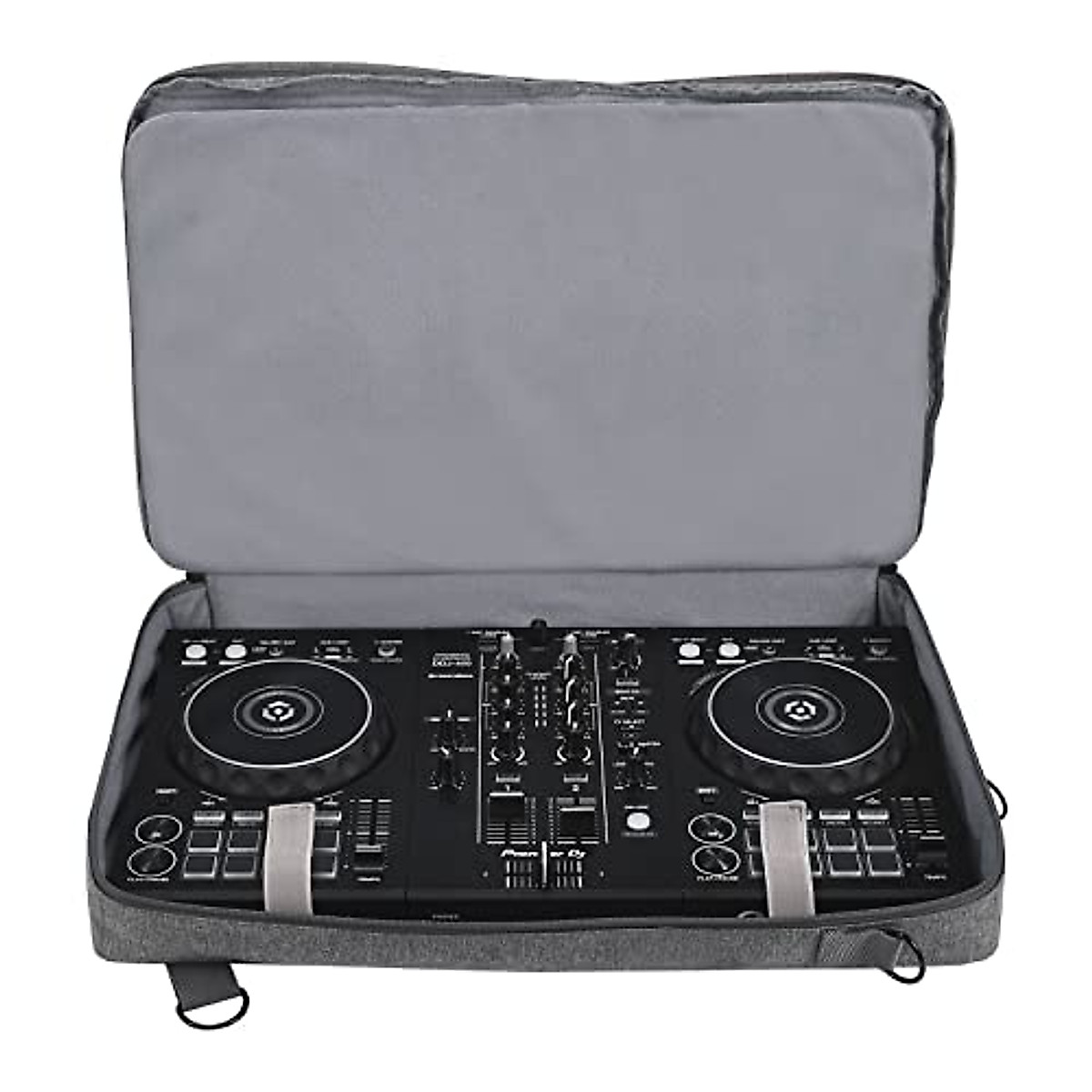 Seracle Carrying Case Portable Bag Travelling Case Compatible with DDJ-FLX4 / DDJ-400 / DDJ-SB3 Portable Controller and DJ Headphone (Gray)