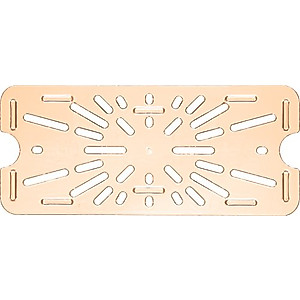 Carlisle FoodService Products 3087013 StorPlus High Heat Drain Shelf, Third Size, Amber