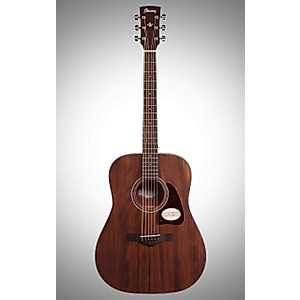 Ibanez AW54OPN Artwood Dreadnought Acoustic Guitar - Open Pore Natural