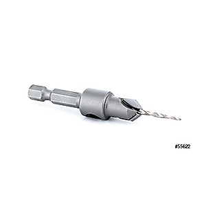 Amana Tool - 55624 Carbide Tipped 82° Countersink Taper #8 Screw 3/8 Dia x 7/64 Dril