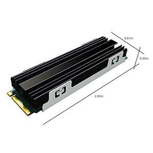 M.2 2280 SSD heatsink, High Performance SSD Cooler，PS5 Heat Sink