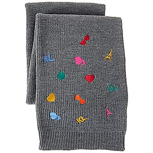 Karl Lagerfeld Paris womens Accessories Scarf,Heathered Granite,ONE SIZE