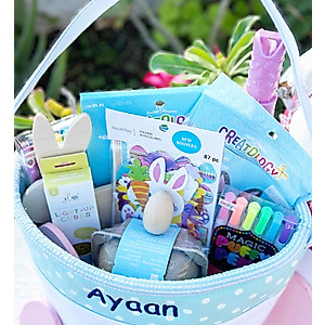 Personalized Soft and Light Easter Basket (Purple)