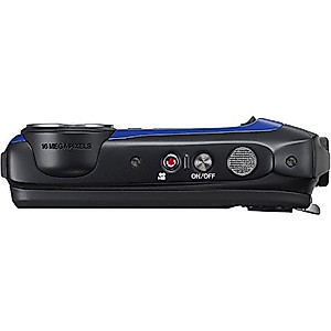 FUJIFILM FinePix XP90 Digital Camera (Blue) with 32GB Sandisk Memory Card