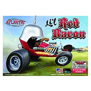 Atlantis® Lil Red Baron Show Rod by Tom Daniel Snap Kit, 1/32 Scale