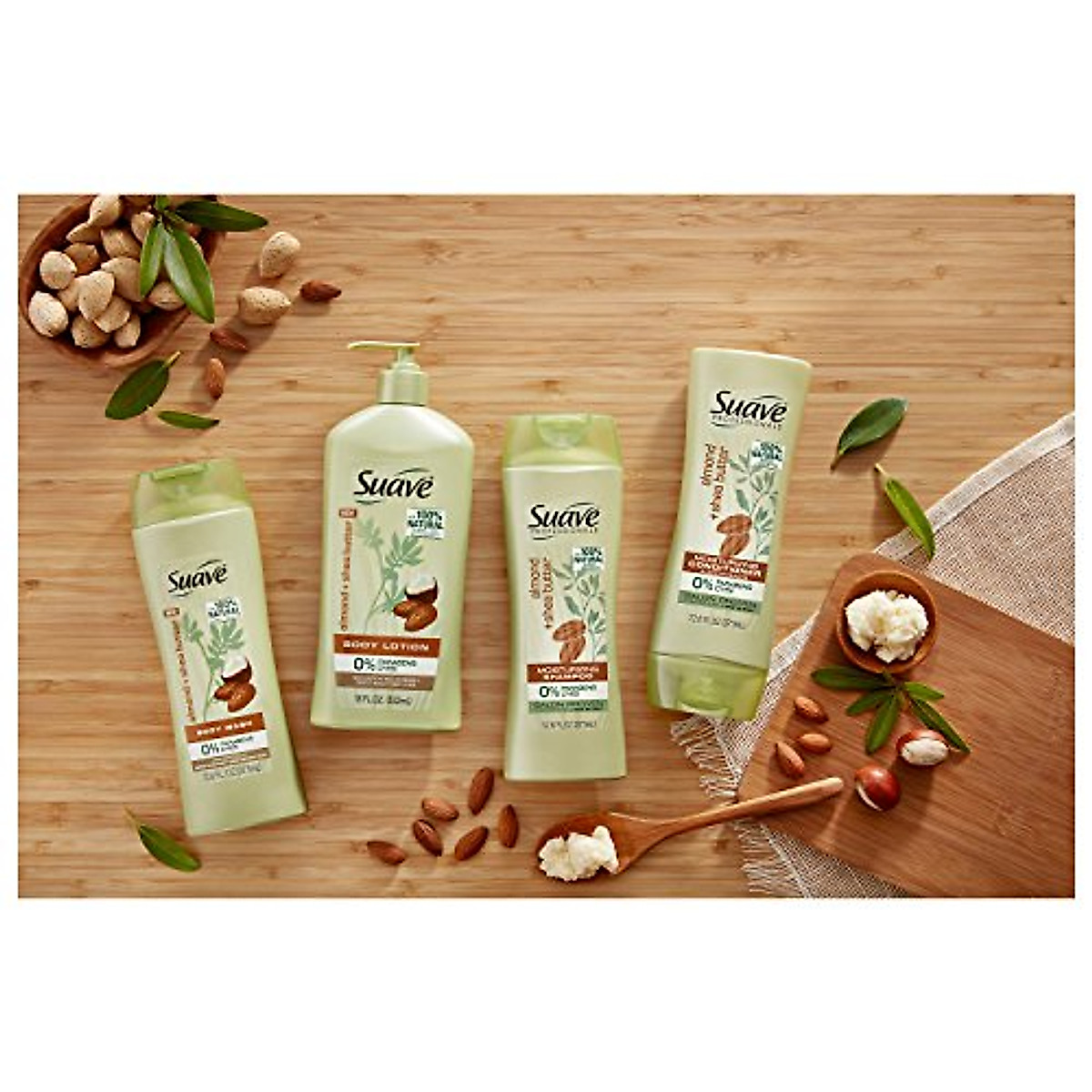 Suave Professionals Moisturizing Shampoo, Almond + Shea Butter, 12.6 oz