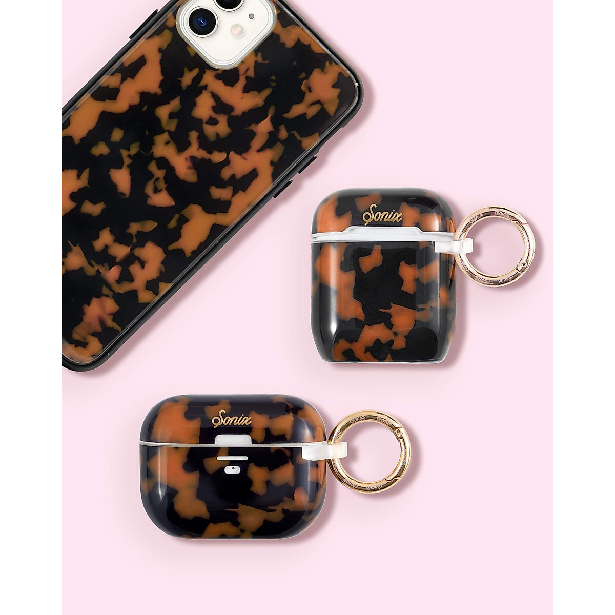 Sonix Brown Tort Case for iPhone 12 / 12Pro [10ft Drop Tested] Women's Protective Tortoiseshell Leopard Cover for Apple iPhone 12, iPhone 12 Pro