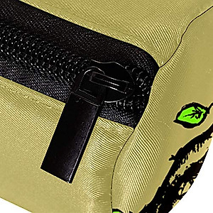 Hedgehogs Playing Chess Pencil Bag Pen Case Stationary Case Pencil Pouch Desk Organizer Makeup Cosmetic Bag for School Office