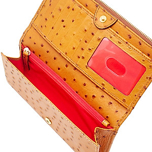 Dooney & Bourke Ostrich Foldover Wallet