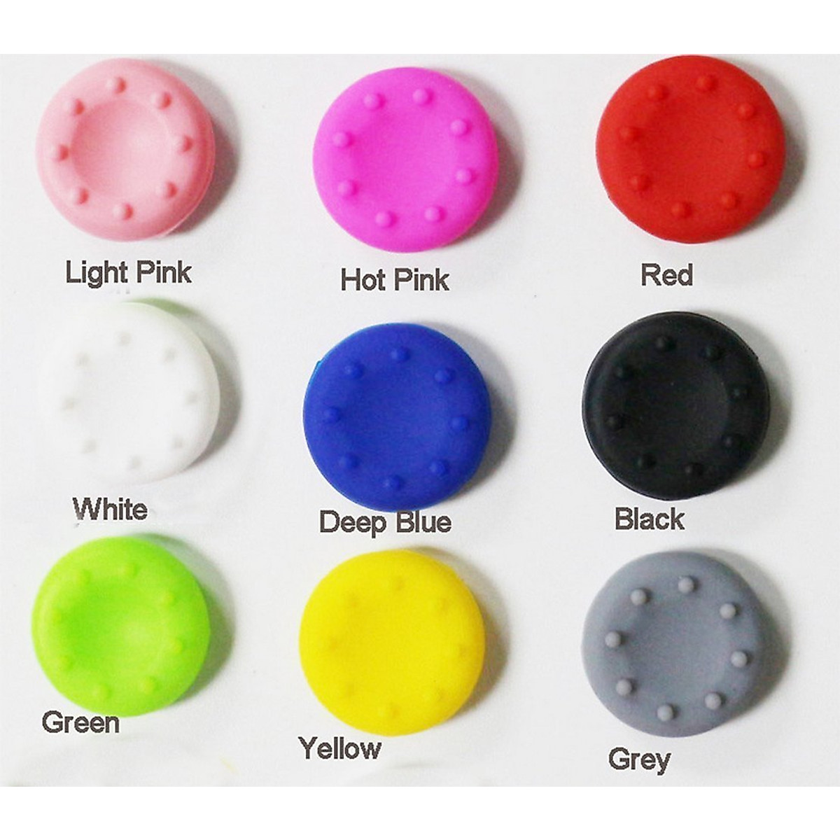 Analog Silicone Thumb Stick Grip Joystick Caps Cover for PS4 PS3 Xbox 360 Xbox One Game Controllers (4 x Black)