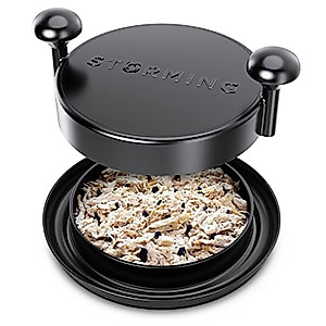 Storming Chicken Shredder Tool Twist - 116 Spike Meat Shredder Kitchen Gadgets for the Shreddiest Chicken AND Steak! Full Surface Pulled Pork Shredder, Thick Meat Breaker Upper, Shredding Machine