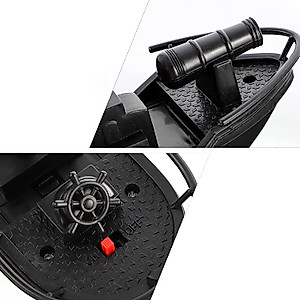 Juephe Pool Pirate Toy Boat Bath Toys - Children’s Toy Boat，Pirate Yacht Toy in Bath Tub, Gift for Kids Pool Toy，It Can Travel After Loading The Batteries