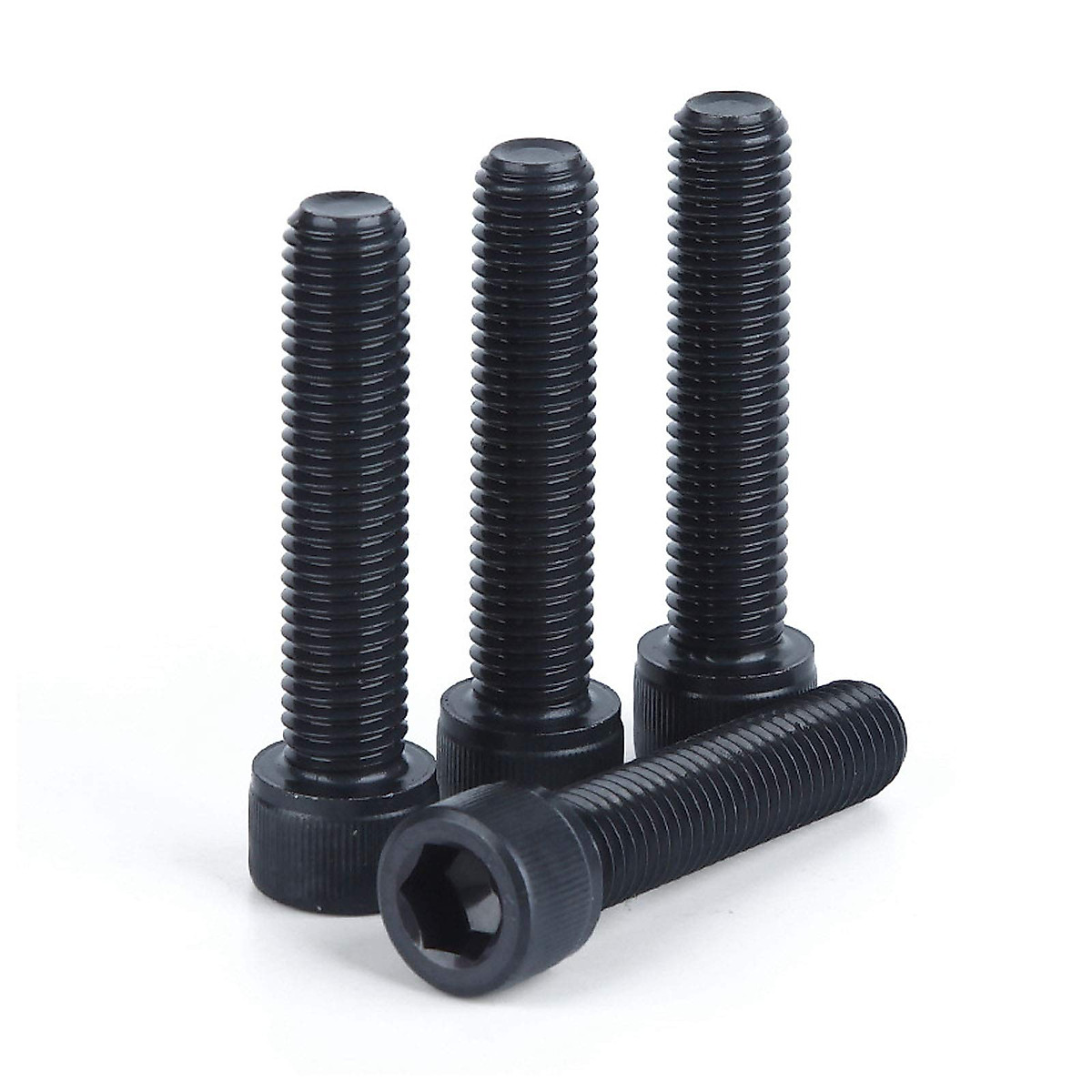 30 Pcs M6-1 x 30mm Hex Socket Head Cap Screws, 12.9 Grade Alloy Steel, Allen Socket Drive, Black Oxide Finish, Machine Thread，Full Thread （30 Pcs M6-1 x 30mm）