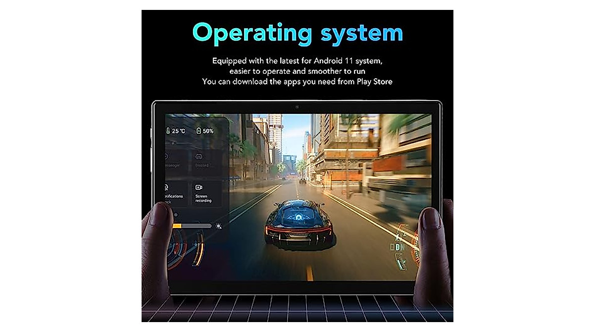 Octa Core 2-in-1 Tablet PC: 12GB RAM, 5G WiFi & 10.1" IPS