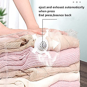 Revolutionary Plastic Space Saver Vacuum Storage Bag for Clothes,No Need Pump Vacuum Seal Bags for Clothing,Reusable Compression Vaccummpacking Bags for Storage,Medium,4PCS, 31.5”×23.6”