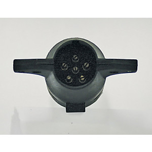 Reese Towpower 85216 7-Way Blade to 6-Pin Center Pin Auxiliary Adapter , Black