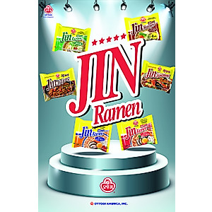 [OTTOGI] Jin Ramen, Mild Flavor - Korean Instant Ramen Noodle, Best Tasting Soup Traditional Instant Ramen (120g) -18 Pack