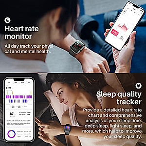 TOZO T9 True Wireless Earbuds Environmental Noise Cancellation 4 Mic Call Noise Cancelling & TOZO S2 44mm 2023 Smart Watch Alexa Built-in Fitness Tracker