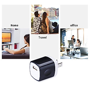 Wall Adapter, USB Wall Charger 6 Pack, UorMe 1A 5V Single Port USB Plug Power Adapter Compatible iPhone 14 Plus 13 12 11 Xs XR X 8, Samsung Galaxy S22 Ultra S22+ S22 A21 S10e S9 Note 20,Google Pixel 6