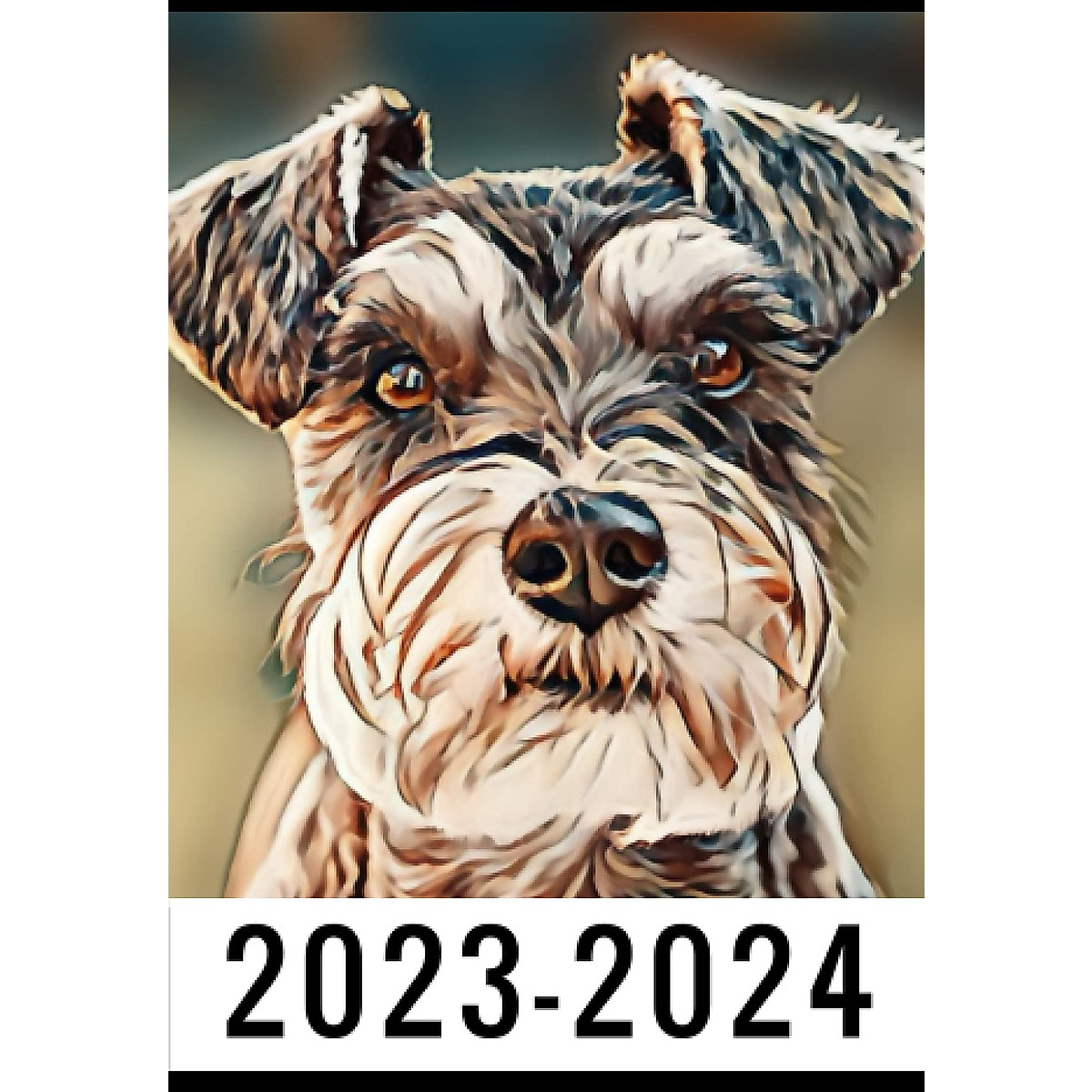 2-Year 2023-2024 Pocket Planner Miniature Schnauzer: Monthly Calendar & Agenda Organizer, Monthly Appointment Book, Jan 2023 Dec 2024 Personal Time ... 2 years, Gifts For Miniature Schnauzer lovers