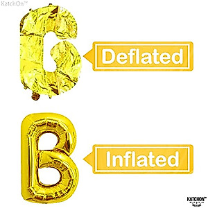 KatchOn, Huge Gold Bride to Be Balloons Set - 32 Inch Ring Balloon, Bride Balloons Gold, Bride to Be Sash | Bridal Shower Decorations | Bachelorette Party Decorations | Bride to Be Decorations Gold