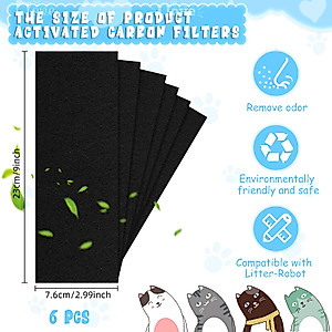 PerKoop Large Capacity Cat Litter Box Bags, 150 Count, Activated Carbon Filter, Compatible with Litter-Robot 3